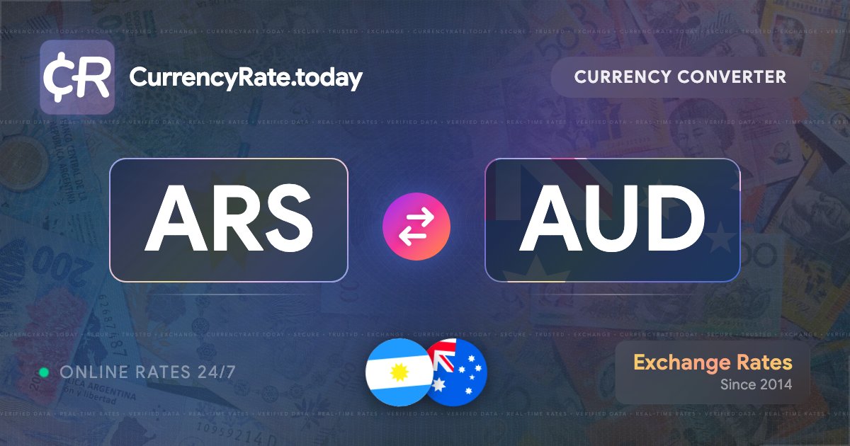 15500 Argentine Pesos (ARS) to Australian Dollars (AUD) - Currency ...