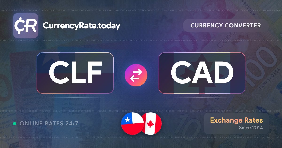 60000 Chile Pesos (CLF) to Canadian Dollars (CAD) - Currency Converter