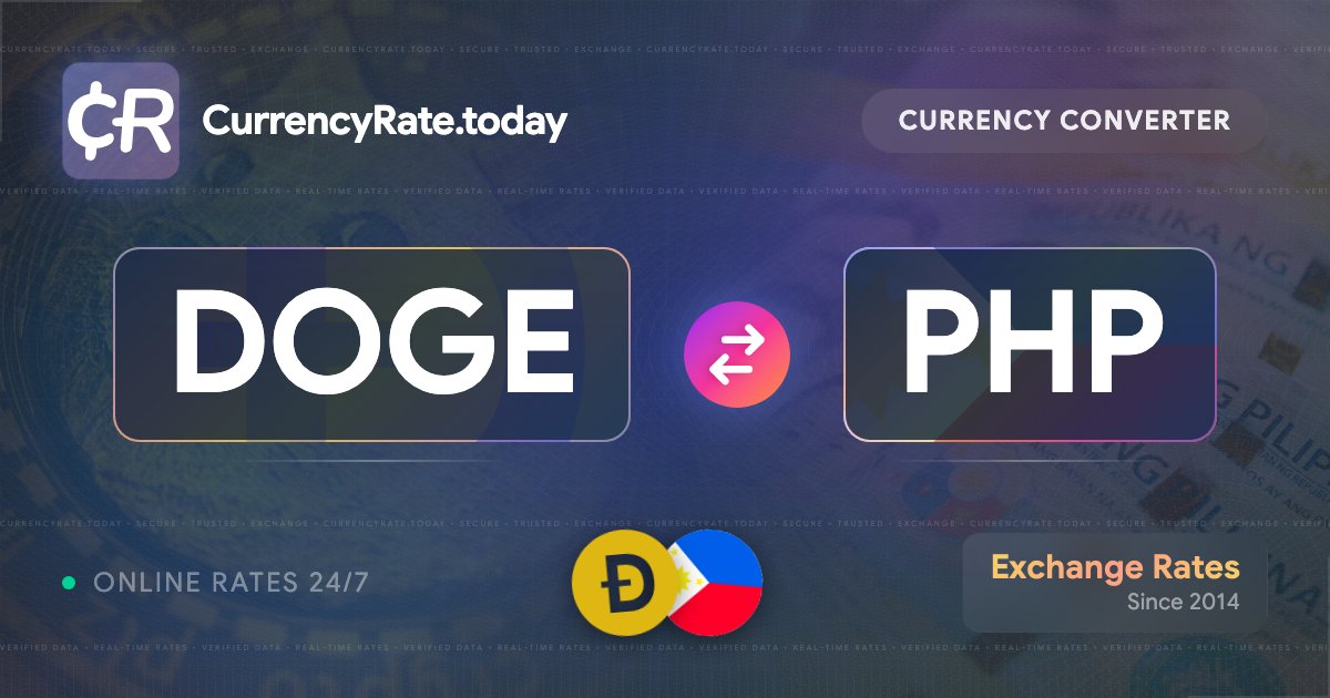 168 Million Doges (DOGE) to Philippine Pesos (PHP) - Currency Converter