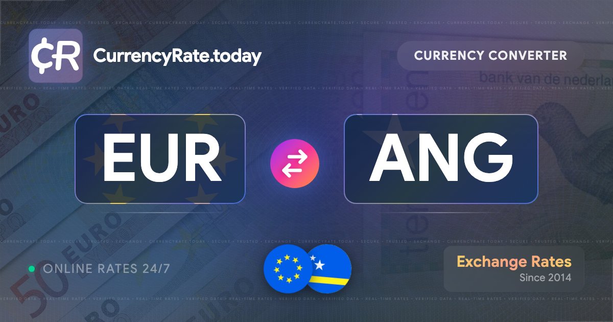 470 Euros (EUR) to Guilders (ANG) - Currency Converter
