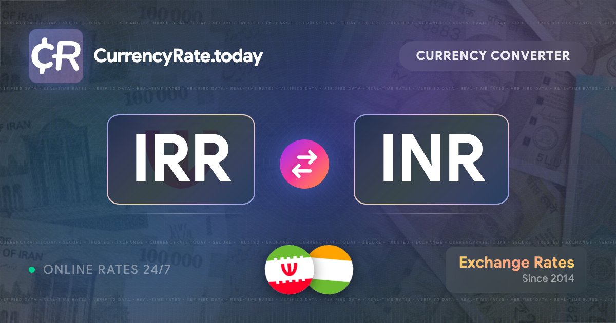 15000 Iranian Rials (IRR) to Indian Rupee (INR) - Currency Converter