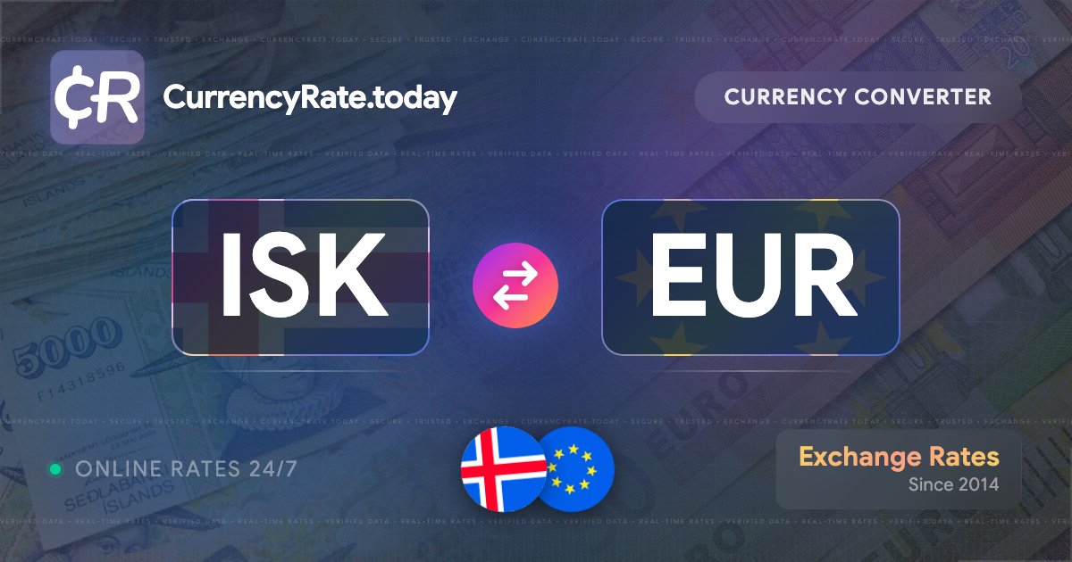 12000 Iceland Kronas (ISK) to Euros (EUR) - Currency Converter