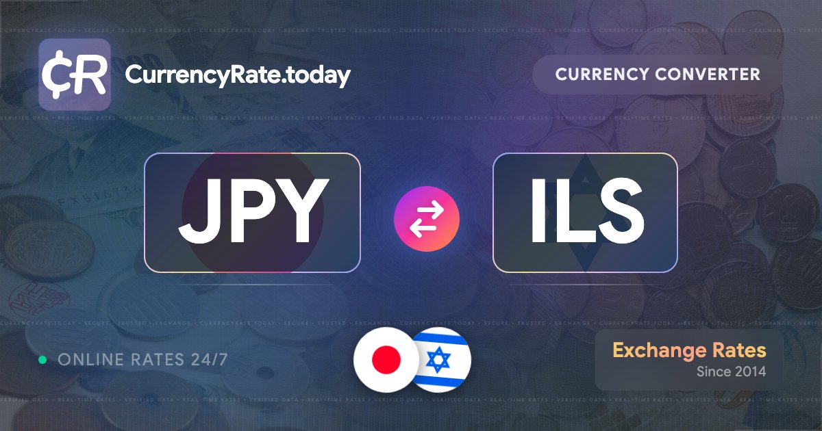 3000 Yens (JPY) to Shekels (ILS) - Currency Converter