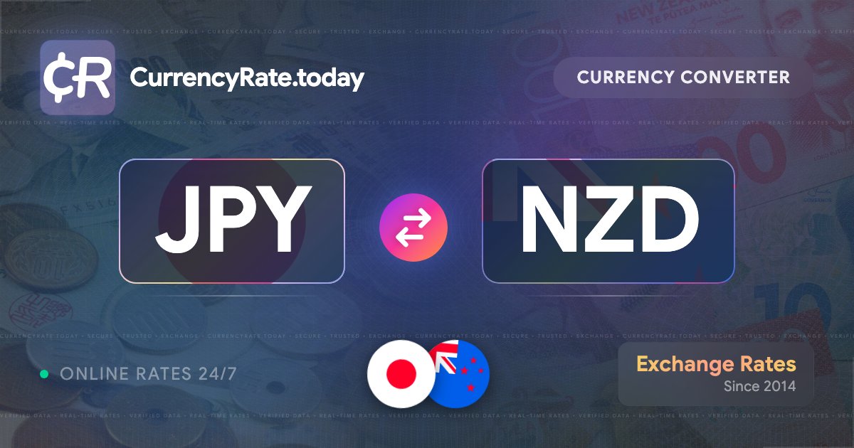 2200 Yens (JPY) to New Zealand Dollars (NZD) - Currency Converter