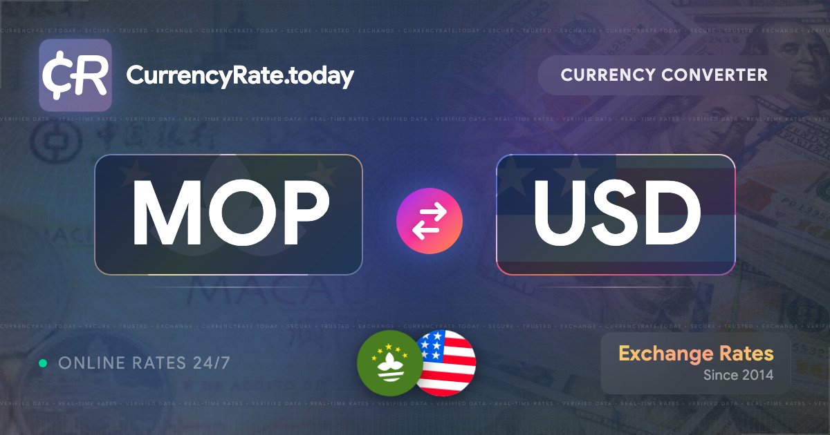 5 Million Patacas (MOP) to US Dollars (USD) - Currency Converter