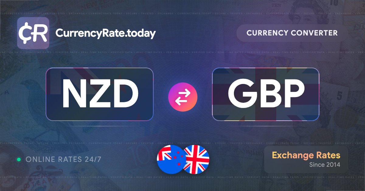 630 New Zealand Dollars (NZD) to Pound Sterlings (GBP) - Currency Converter