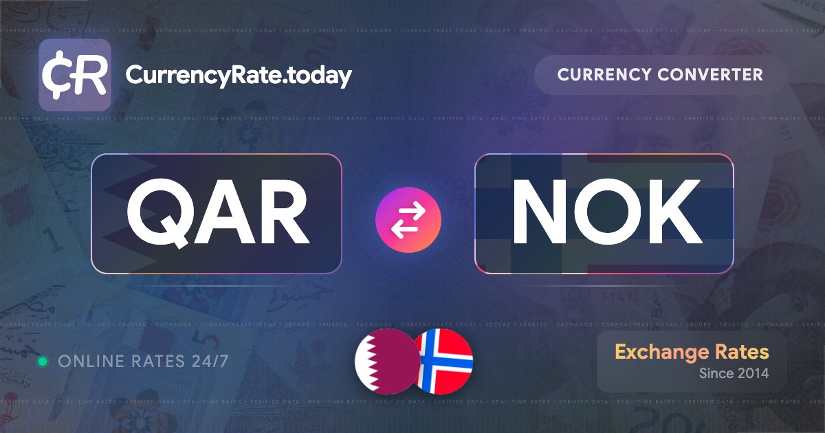 342 Riyals (QAR) to Norwegian Kroner (NOK) - Currency Converter