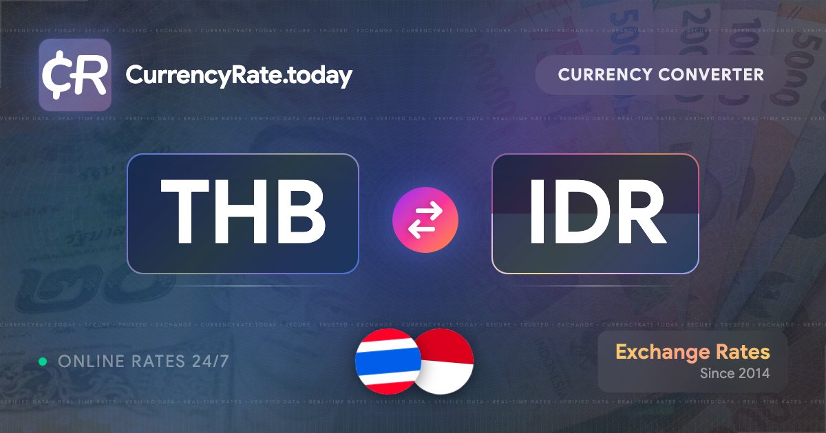 Nilai Tukar 3000 Baht Thailand ke Rupiah Indonesia - Konversi THB/IDR