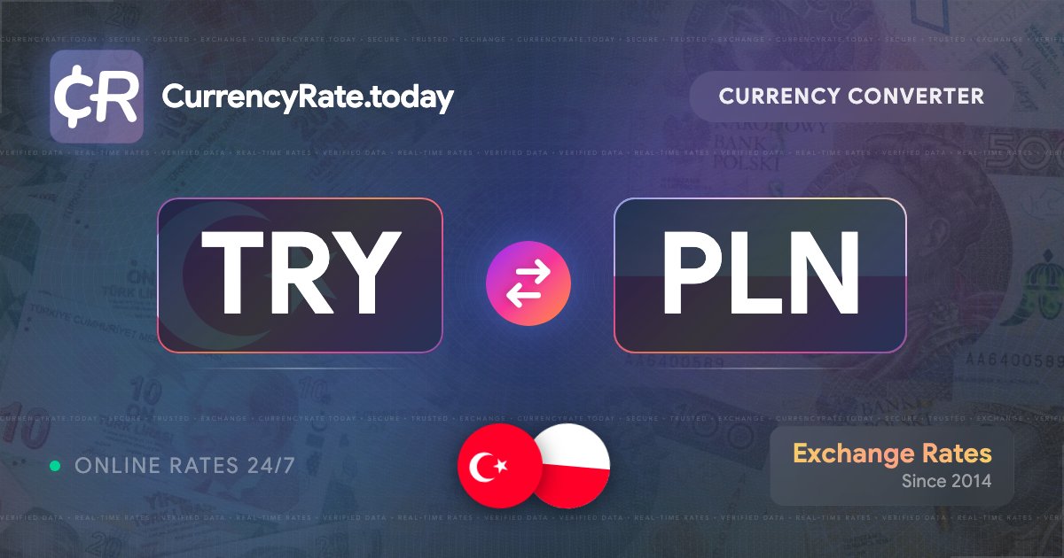 1 Million Turkish Liras (TRY) to Zloty (PLN) - Currency Converter