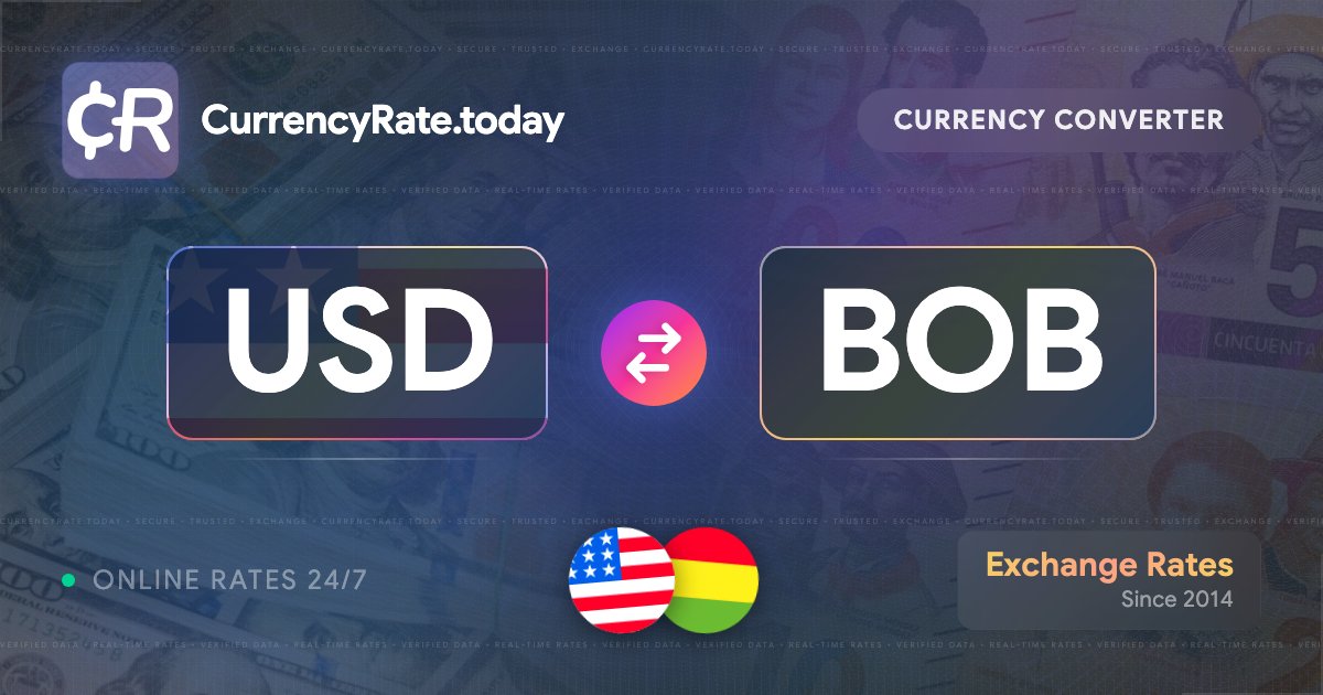 700 US Dollars (USD) to Bolivianos (BOB) - Currency Converter